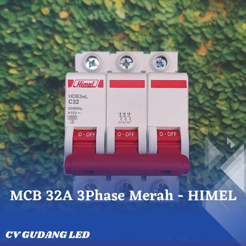 Jual MCB 3Phase Merah - HIMEL - 40A - Kab. Sleman - CV GUDANG LED ...