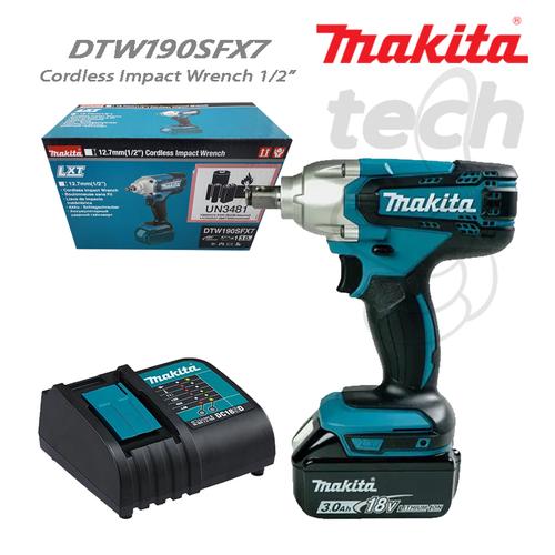 Promo Mesin Pembuka Baut Cordless Impact Wrench Baterai Makita DTW190 ...