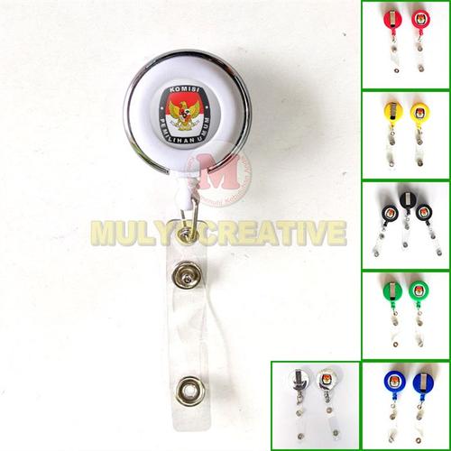 Jual ID Card Yoyo KPU Gantungan ID Card Holder Logo KPU PPK PPS - Hitam ...