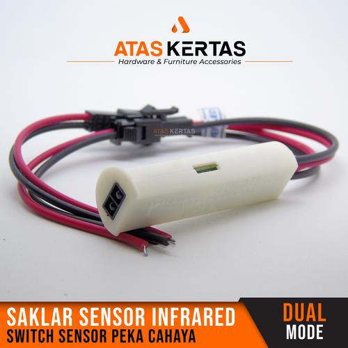 Jual Saklar pintu sensor cahaya infra red DUAL MODE switch 12V-3A putih Lampu Peralatan ...