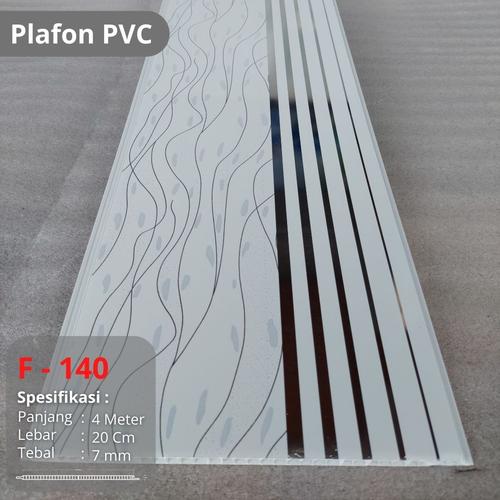 Jual Plafon PVC Tebal 8mm Lebar 20cm setara Sunda HARGA Perlembar @4m ...