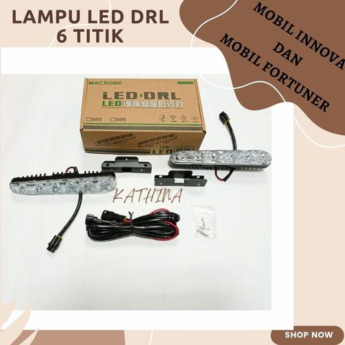 Jual Lampu LED DRL Mobil Toyota Innova Fortuner 6 Titik - Jakarta Pusat ...
