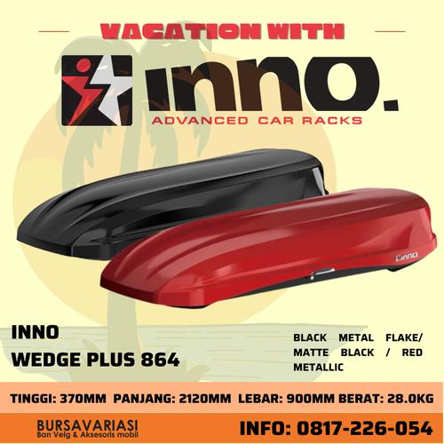 Jual Roofbox Inno WEDGE PLUS 864 Bagasi Atas Mobil Roof box ORIGINAL - Kota Surabaya ...