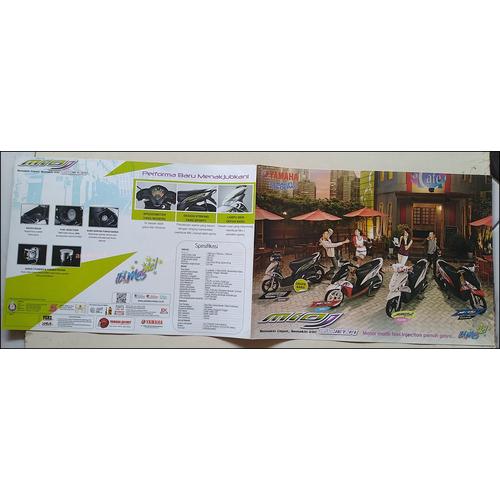 Jual BROSUR SEPEDA MOTOR YAMAHA MIO SPORTY TEEN FAMILY BLACKSERIES ...