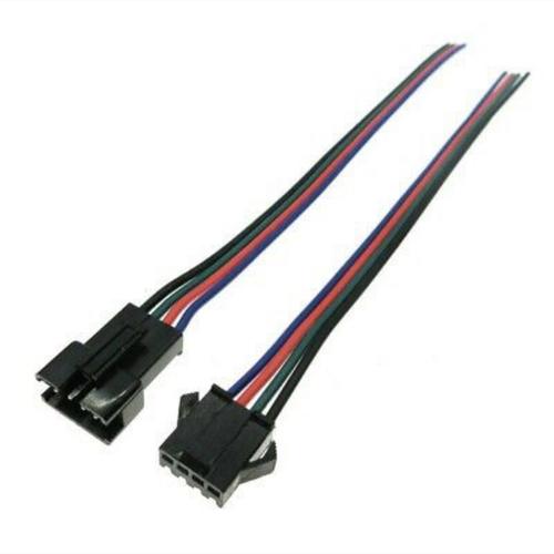 Jual Kabel 4P Terminal Male Female Connector 4 Pin Socket Pengait ...