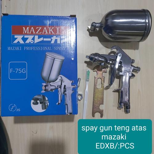 Jual Spray gun tank atas F75G Mazaki / Alat semprot cat tang atas F75G ...