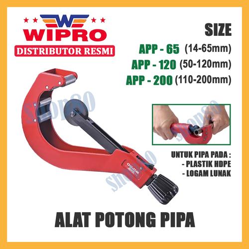 Jual Wipro Alat Potong Pipa Pemotong Plastik Besi Pipe Cutter 65 120 200 mm - APP-65 - Kota ...