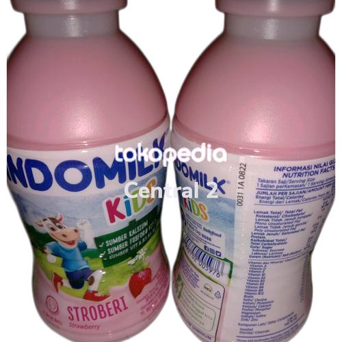 Jual Indomilk Stroberi 190Ml, Indomilk Melon 190Ml, Indomilk Cokelat 190Ml - Stroberi (Pink ...