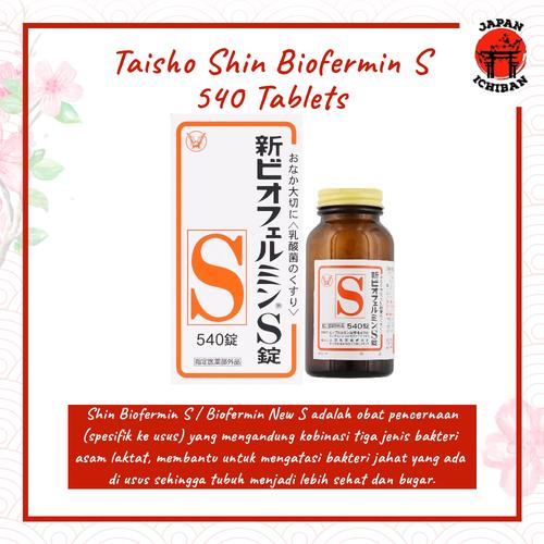 Jual Taisho Shin Biofermin S 540 Tablets (Untuk Pencernaan) Original ...