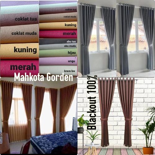 Jual Gorden jendela minimalis korden blackout korden jendela pintu ...