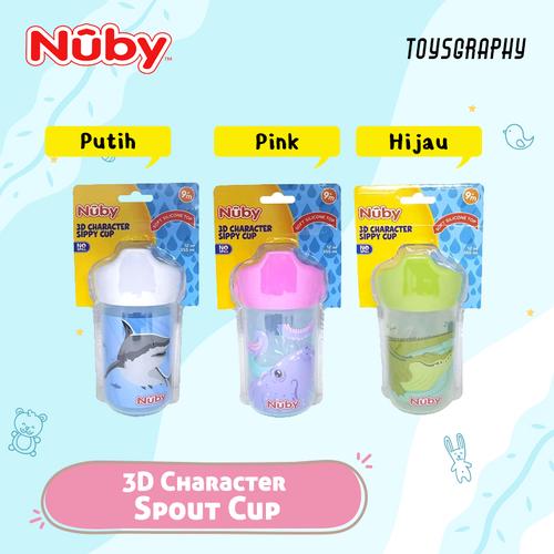 Promo Nuby 3D Character Spout Cup Botol Gelas Minum Bayi Anak Nubi ...