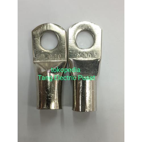 Jual Skun PM 70-10 / Cooper Seamless Cable Lug / Kabel Lug / Kabel Skun ...
