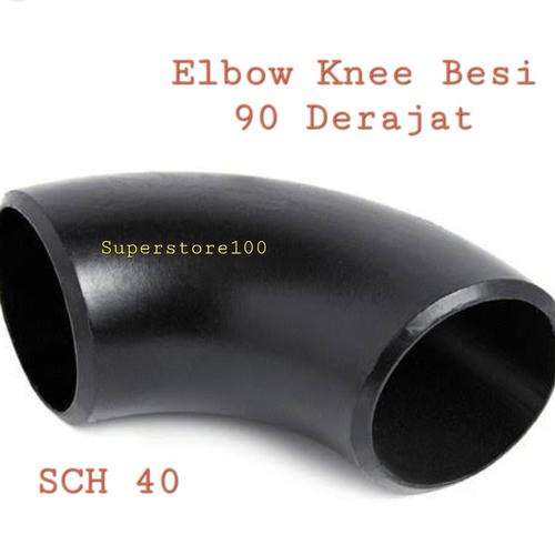 Jual 1/2 Elbow 90 Besi CS Knee sch 40 1/2" Steel ( 1/2 inch ) Keni Las ...
