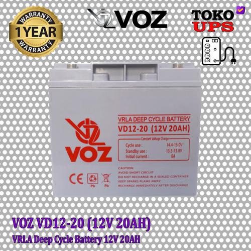 Promo Baterai UPS Voz 12v 20AH Deep Cycle Voz VD12-20 Cicil 0% 3x - Jakarta Pusat - TokoUPS ...
