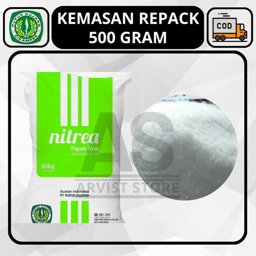 Jual Pupuk NITREA Urea Tanaman Sayuran Pupuk Kujang Repack 500 gram ...