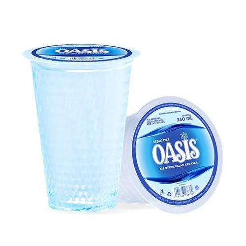Jual Air Mineral CUP Mini OASIS 240 ML 1 DUS isi 48 cup - Kota ...