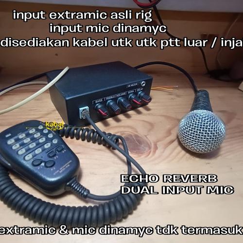 Jual ECHO REVERB DUAL INPUT MIC RADIO RIG ICOM KENWOOD ALINCO YAESU ...