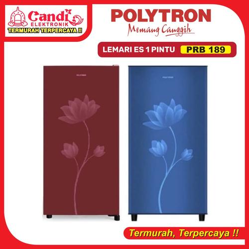 Promo POLYTRON Lemari Es 1 Pintu 180 Liter - PRB 189B/R - Biru Cicil 0% ...