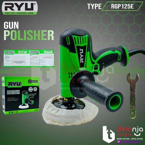 Jual RYU Mesin Poles Mobil RGP125E Gun Polisher RGP 125 E 440 Watt 5 Inch - Kota Bogor - Belanja ...