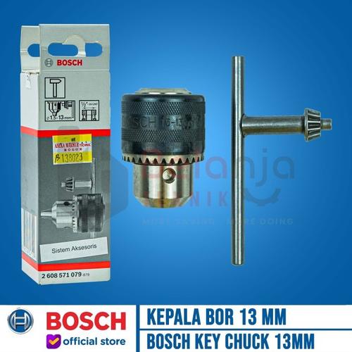 Jual BOSCH Kepala Mesin Bor 13 MM Drill Key Chuck 13MM 1/2 Inch 20 UNF ...