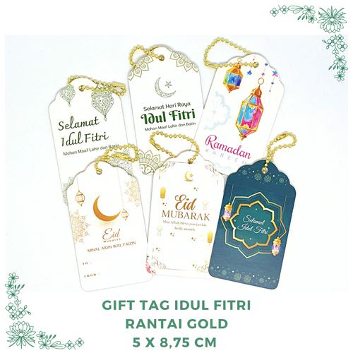 Jual Gift Tag / Hang Tag Hampers Parcel Lebaran Idul Fitri 5 x 8,75 cm ...