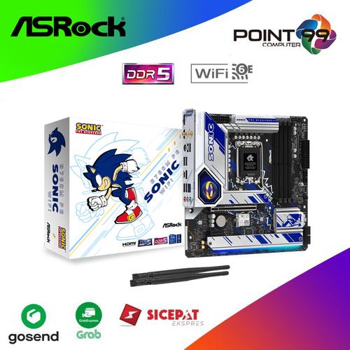 Jual ASRock B760M PG Sonic WIFI (LGA1700, B760, DDR5, USB3.2 Type-C, SATA3) - Kota Bandung ...