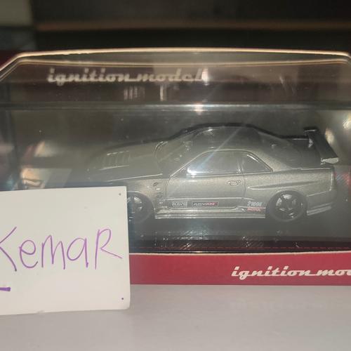 Jual Ignition model skyline GT-R R34 (BNR34) Omori factory grey ...
