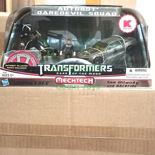 Jual Transformers Bumblebee Backfire Sam Witwicky DOTM series Original ...