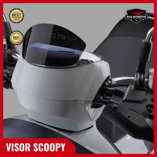 Promo VISOR SCOOPY 2021 FRONT WINDSHIELD HONDA SCOOPY NEW 2021-2023 ...