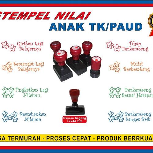 Jual stempel, stempel penilaian sekolah TK/PAUD - Kab. Bogor - kreatif ...