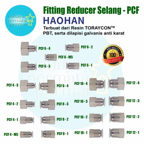 Promo PCF Fitting Lurus Female Pneumatic Slip Lock Drat Dalam - PCF 12 ...