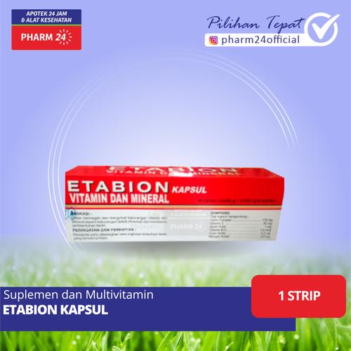 Jual Etabion / Vitamin dan Mineral Pembentukan Darah / 10 Kapsul - Kab ...