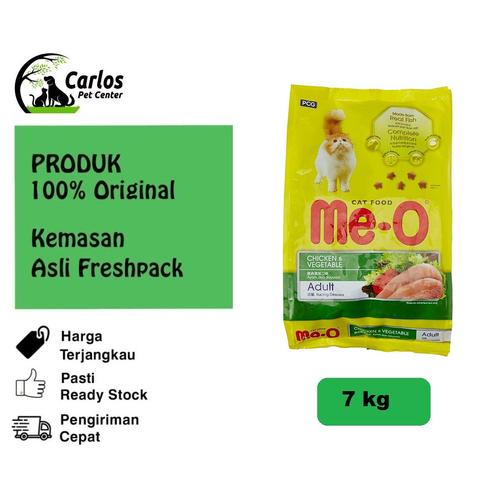 Jual Makanan Kucing Me-O / MeO Chicken & Vegetable 7kg - Promo - Kota ...