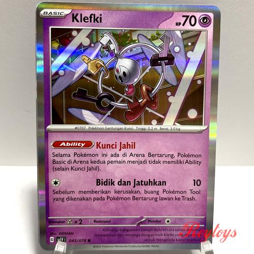 Jual Pokemon Violet EX sv1V - 045 Klefki ( Holo ) - Jakarta Utara - ReyToys.ID | Tokopedia