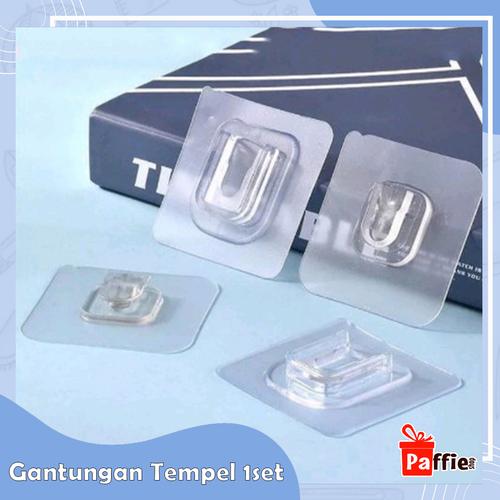 Jual Gantungan Tempel Dinding 1set Magic Wall Sticker Lem Serbaguna ...