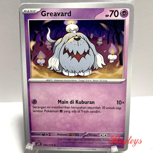 Jual Pokemon Violet EX sv1V - 046 Greavard - Jakarta Utara - ReyToys ...