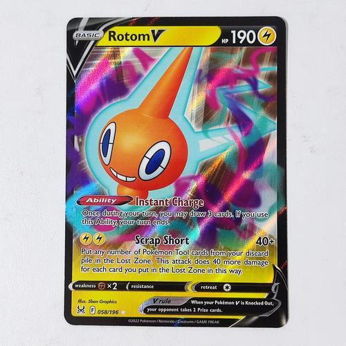 Jual Rotom V 058/196 - Lost Origin Pokemon Card English - Jakarta Timur ...