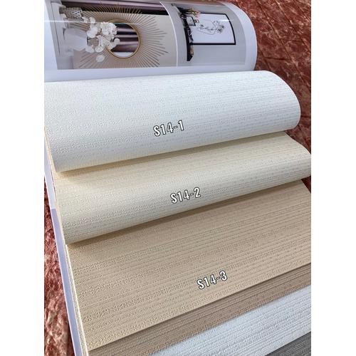 Jual WALLPAPER DINDING POLOS CREAM SERAT BINTIK MINIMALIS SENSE - S14-1 ...