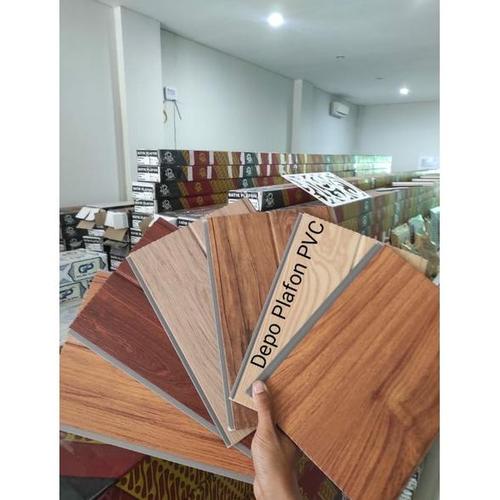 Jual PLAFON PVC (HARGA PERLEMBAR) GOLDEN PLAFON PVC TIPE DOFF LAMINATE ...
