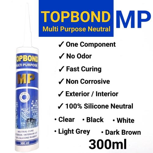 Jual Lem Silikon Netral TOPBOND MP Multi Purpose Neutral Silicone ...