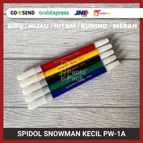 Jual Spidol KECIL Snowman Marker PW-1A / Permanent 5 Warna ( per pcs ...
