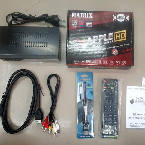 Jual STB set top box matrix lengkap dengan kabel hdmi dan dongle ...