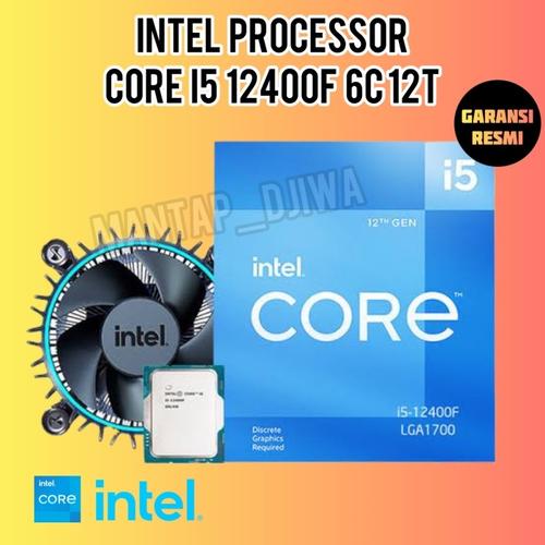 Jual Intel processor core i5 12400F Box 12th Alder lake upto 4.4Ghz LGA1700 - Kota Surabaya ...