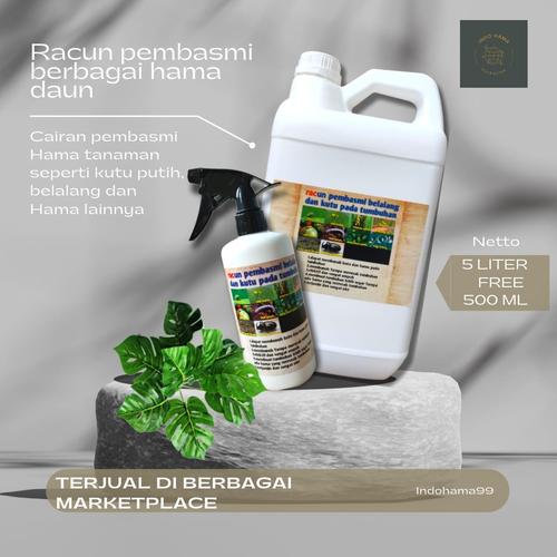 Jual pembasmi hama kutu daun dan hama tanaman kemasan 5liter free 500ml ...