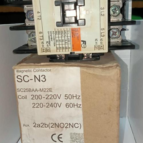 Jual MAGNETIC CONTACTOR Type SC-N3 SC65BAA-22E Fuji Elektric - Jakarta ...