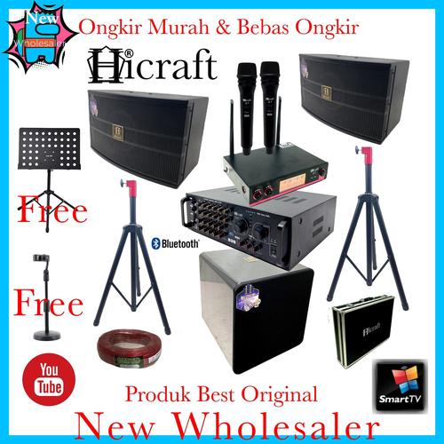 Jual paket sound karaoke hicraft speaker 10 inch sub 12 in mic wireless G7 - Jakarta Barat ...