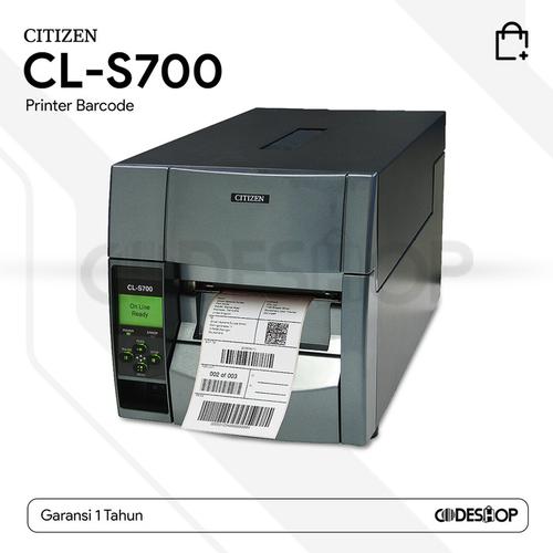 Promo Citizen CL-S700 Barcode Printer Industrial Cetak Label Gulungan ...