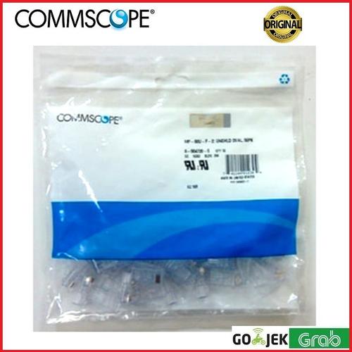 Jual RJ45 CONNECTOR COMMSCOPE AMP KONEKTOR RJ45 CAT 5E - Kota Medan ...