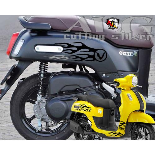 Jual STICKER CUTTING FAZZIO/174/STIKER TRIBAL MOTOR/STRIPING SIMPEL ...