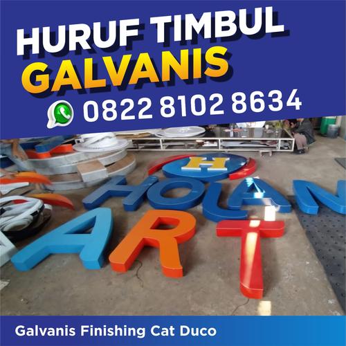 Jual Huruf Timbul Galvanis Menyala 3D - diatas 60cm - Kota Tangerang ...
